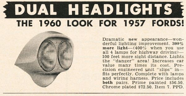 Canted Quad Headlights - Kustomrama